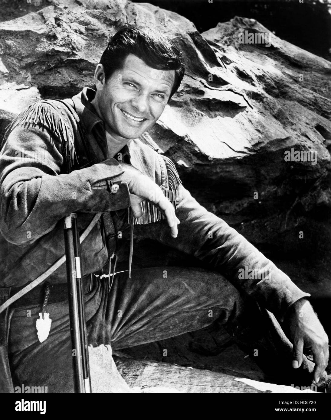 WALT DISNEY'S WONDERFUL WORLD OF COLOR, Dewey Martin, 'Daniel Boone ...