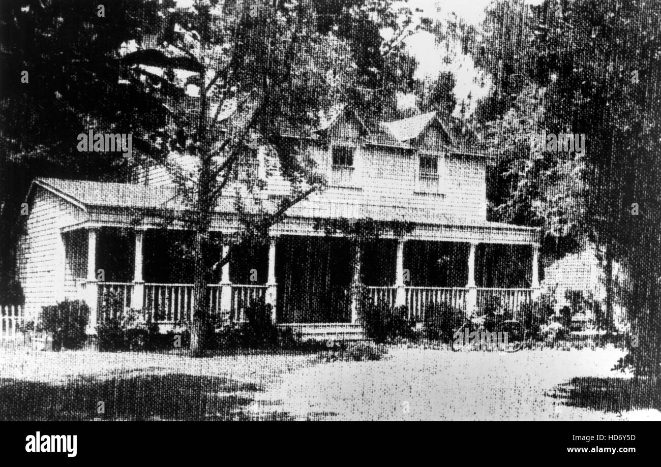 THE WALTONS, The Waltons' family home as shown in the opening credits ...