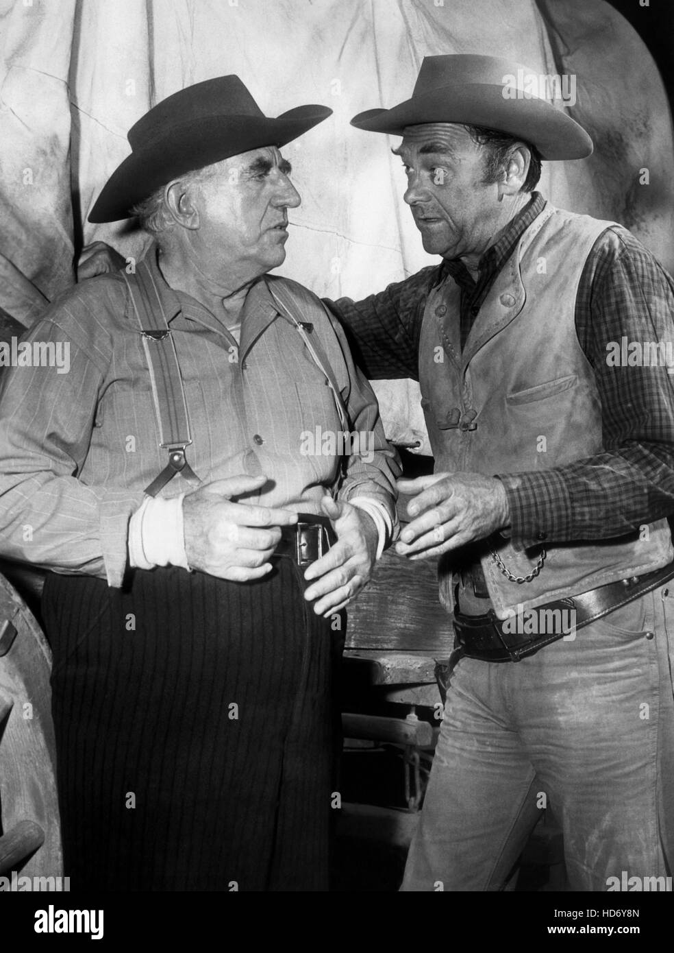 WAGON TRAIN, Ed Begley, John McIntire, 'The Sam Spicer Story' (Season 7 ...