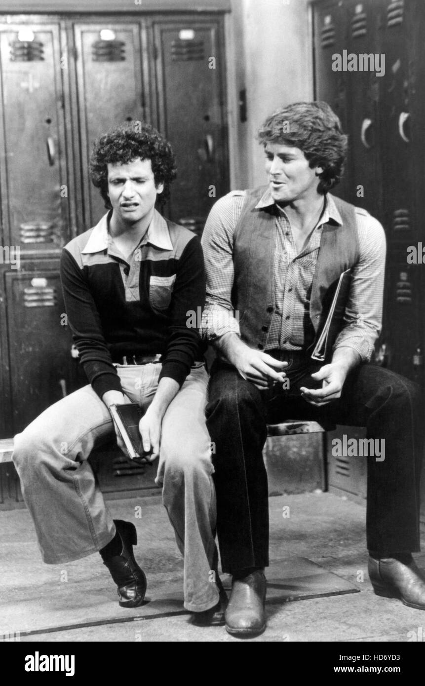 WELCOME BACK KOTTER, (from left): Ron Palillo, Stephen Shortridge ...