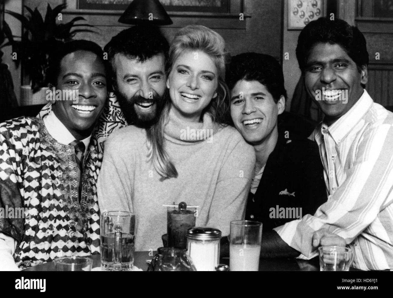 WHAT A COUNTRY, L-R Harry Waters, Jr., Yakov Smirnoff, Donna Dixon ...