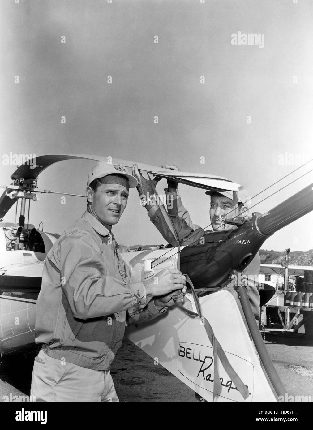 WHIRLYBIRDS, Craig Hill, Kenneth Tobey, 1957-60 Stock Photo - Alamy
