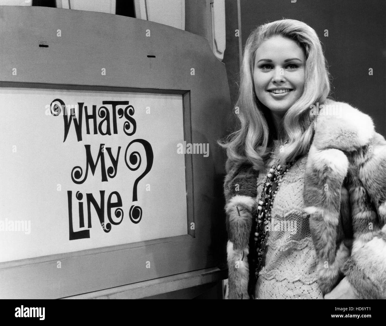 WHAT'S MY LINE?, guest Michele Metrinko, Miss USA 1965, CBS-TV, 1950-75 ...