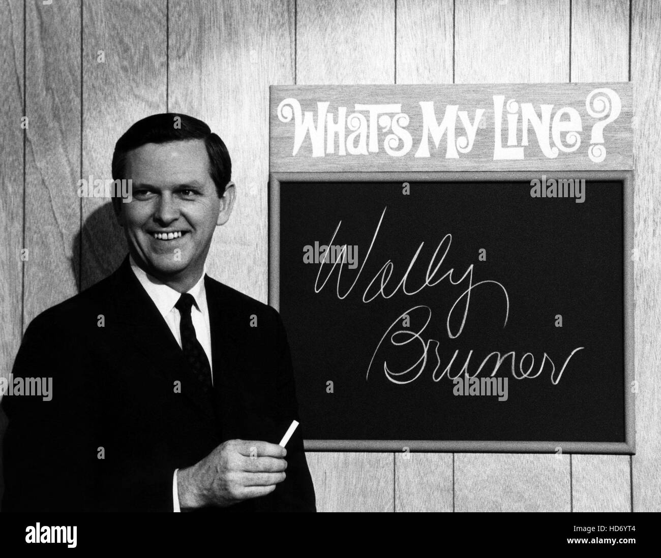 WHAT'S MY LINE?, Wally Bruner, 1950-67 Stock Photo - Alamy