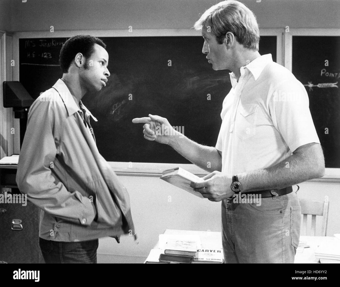 THE WHITE SHADOW, from left: Richard Cummings Jr., Ken Howard in ...