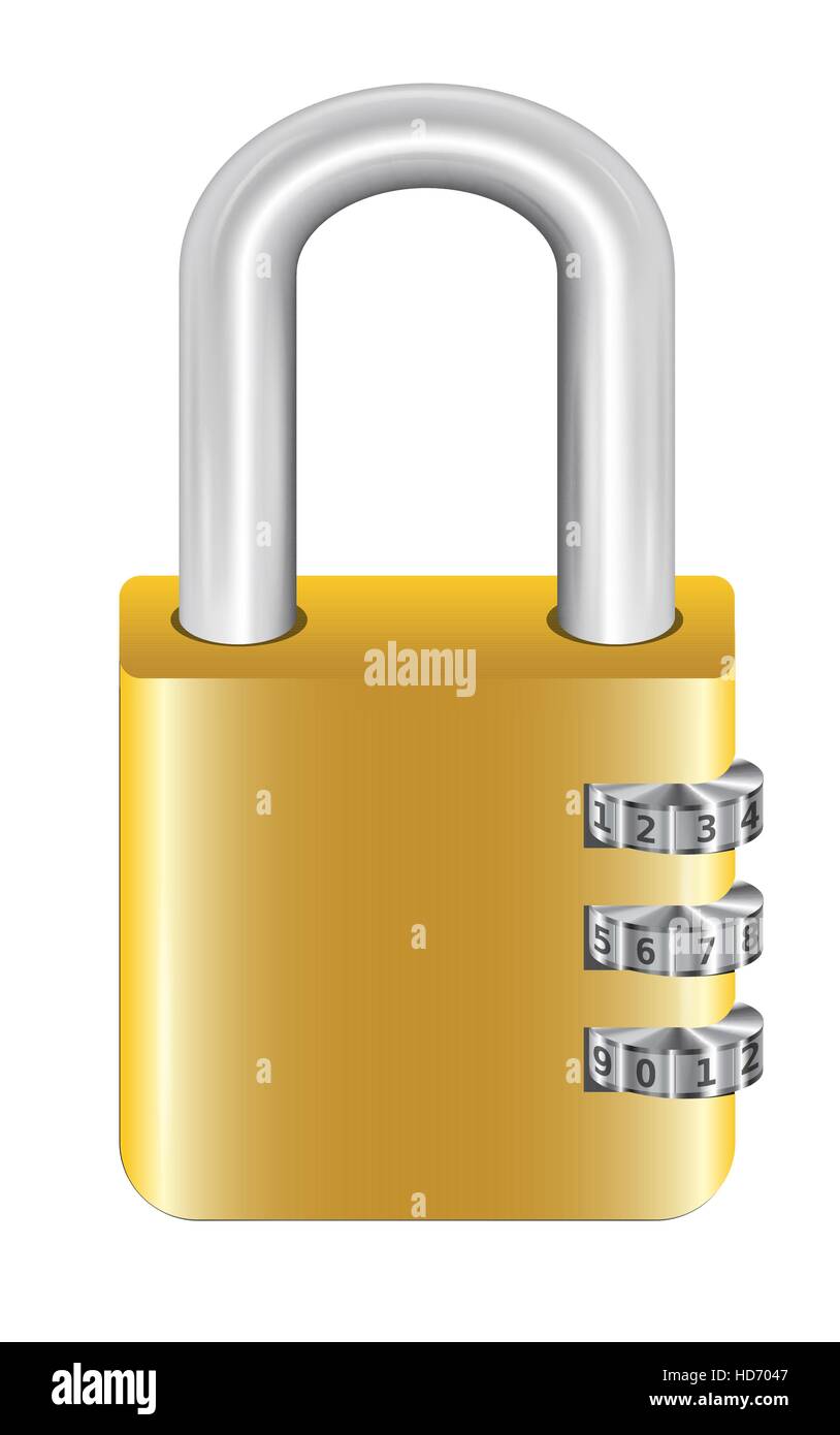 Gold padlock hi-res stock photography and images - Alamy