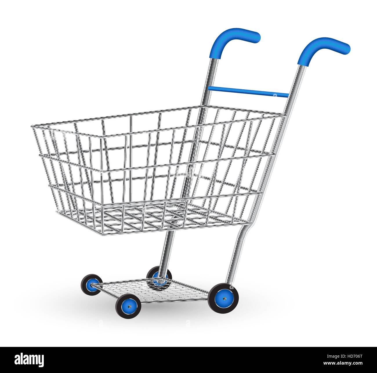 real shopping cart Stock Vector Image & Art - Alamy