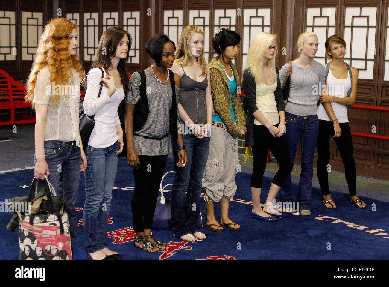 AMERICA'S NEXT TOP MODEL, (from left): model contestants Nicole ...