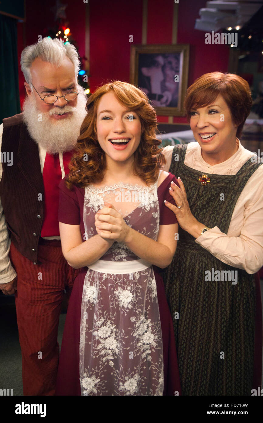 ANNIE CLAUS IS COMING TO TOWN, (from left): Peter Jason, Maria Thayer ...