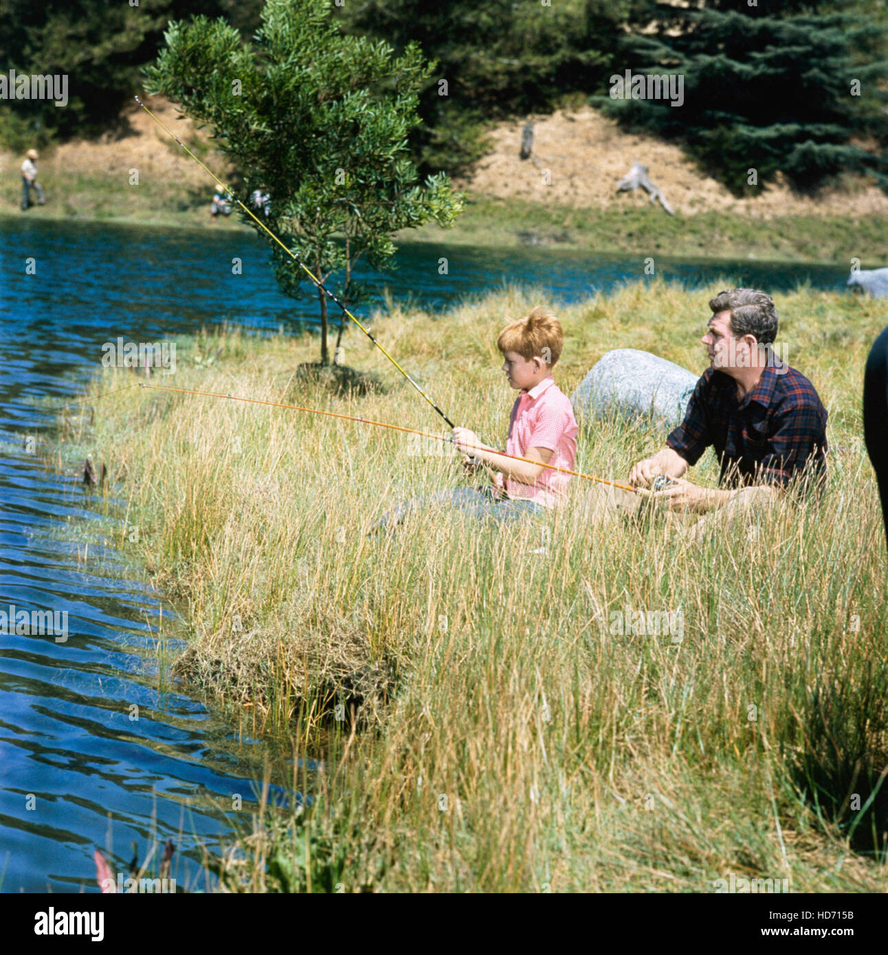 THE ANDY GRIFFITH SHOW, Ron Howard, Andy Griffith, 1960-68 Stock Photo ...