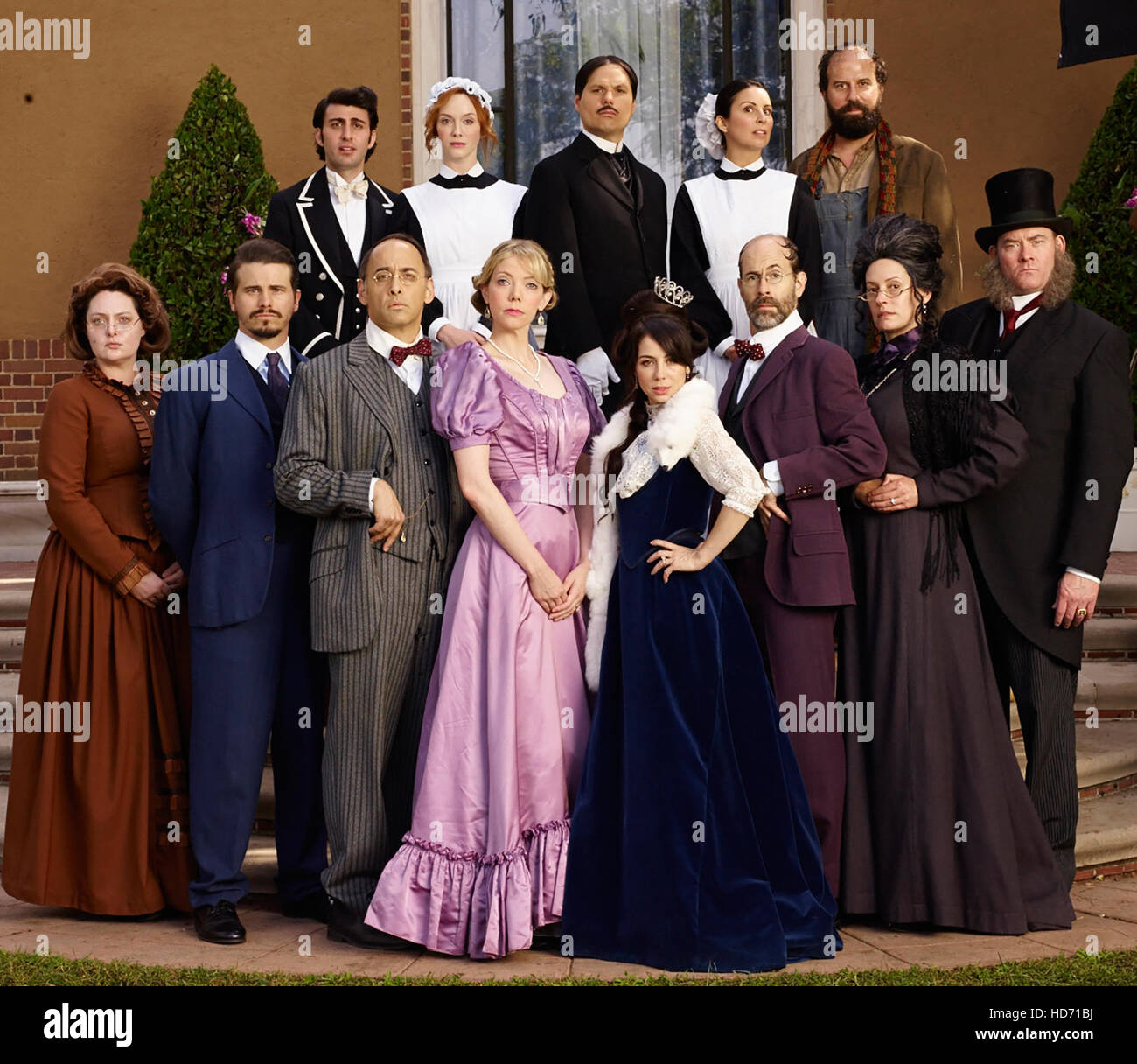 ANOTHER PERIOD, top l-r: Armen Weitzman, Christina Hendricks, Michael ...