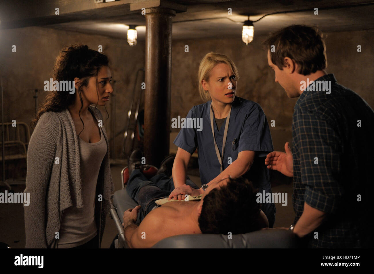 BEING HUMAN, (from left): Meaghan Rath, Kristen Hager, Sam Huntington ...