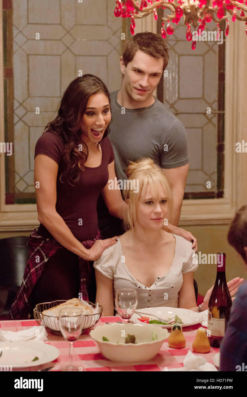 BEING HUMAN, (from left): Meaghan Rath, Sam Witwer, Kristen Hager ...