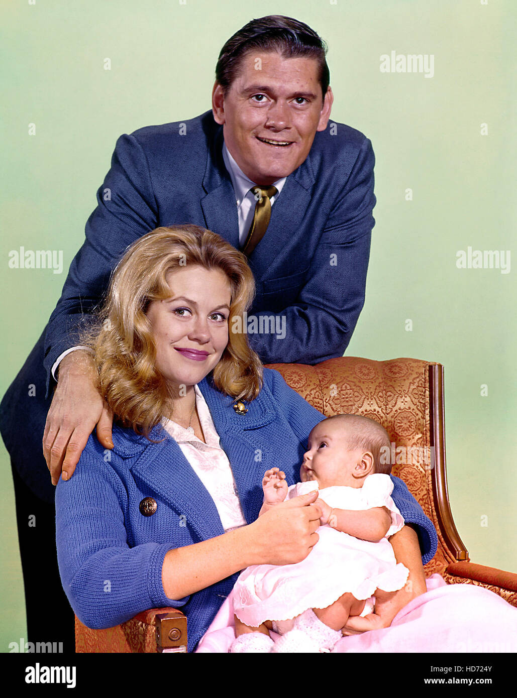 BEWITCHED, Dick York, Elizabeth Montgomery, Heidi Gentry, Season 2 ...