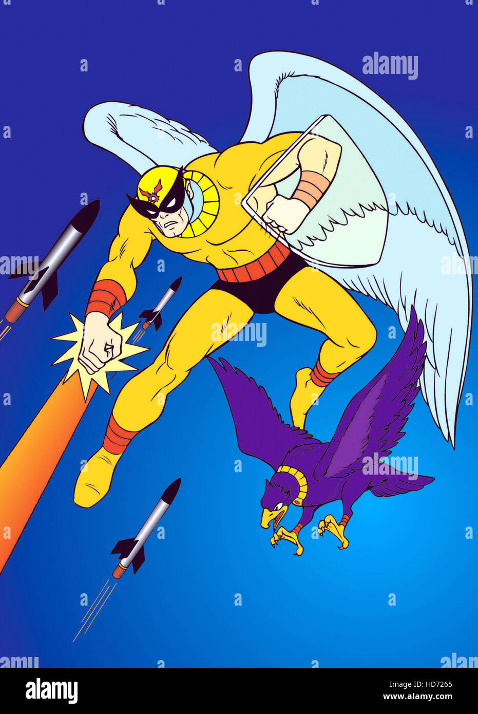 BIRDMAN AND THE GALAXY TRIO, (from left): Birdman, Avenger, 1967-69 ...