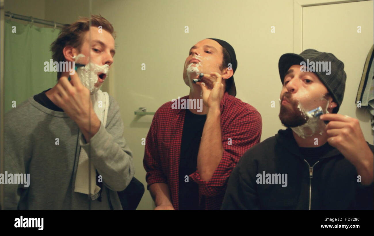 THE BIRTHDAY BOYS, l-r: Jefferson Dutton, Tim Kalpakis, Matt Kowalick ...