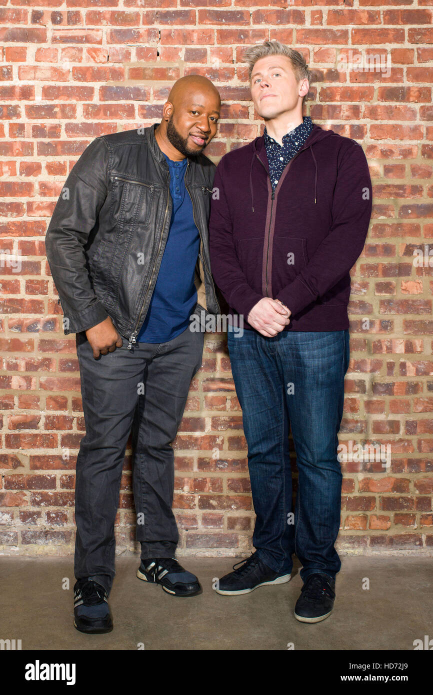 BLACK AND WHITE, (from left): Sherrod Small, Christian Finnegan ...