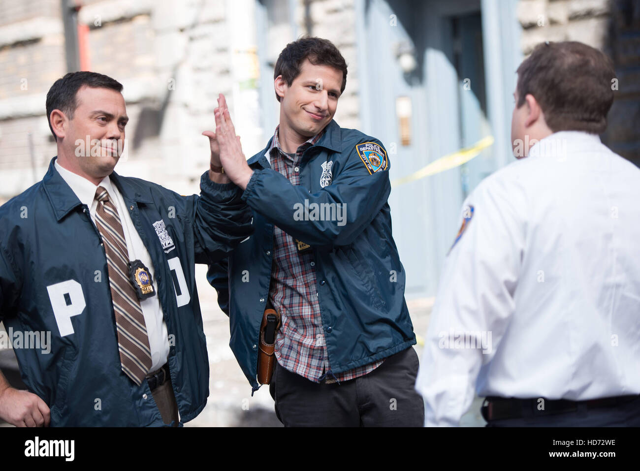 BROOKLYN NINE-NINE, (from left): Joe Lo Truglio, Andy Samberg, Patton ...