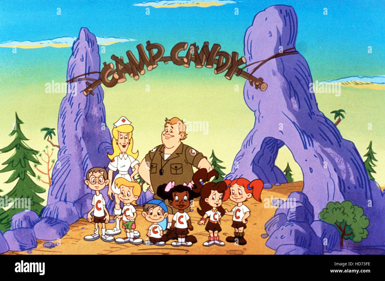 CAMP CANDY, John Candy (center), 1989-90, © DiC Enterprises / Courtesy ...