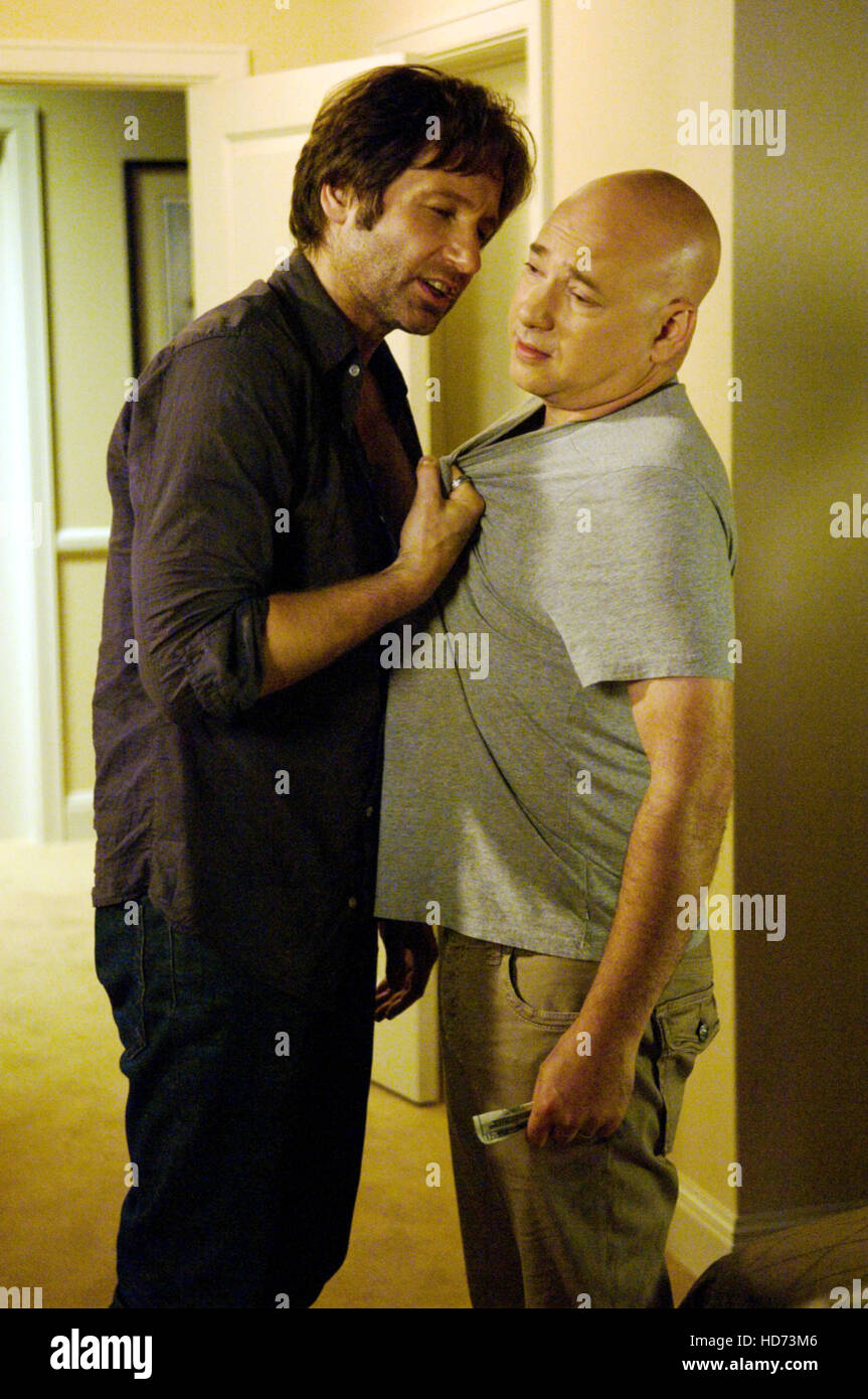 CALIFORNICATION, (from left): David Duchovny, Evan Handler, 'California Son', (Season 1, ep. 108 ...