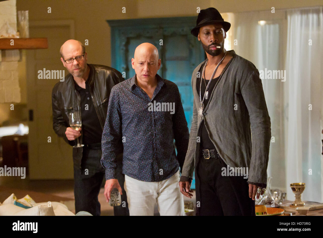 CALIFORNICATION, (from left): Stephen Tobolowsky, Evan Handler, RZA ...