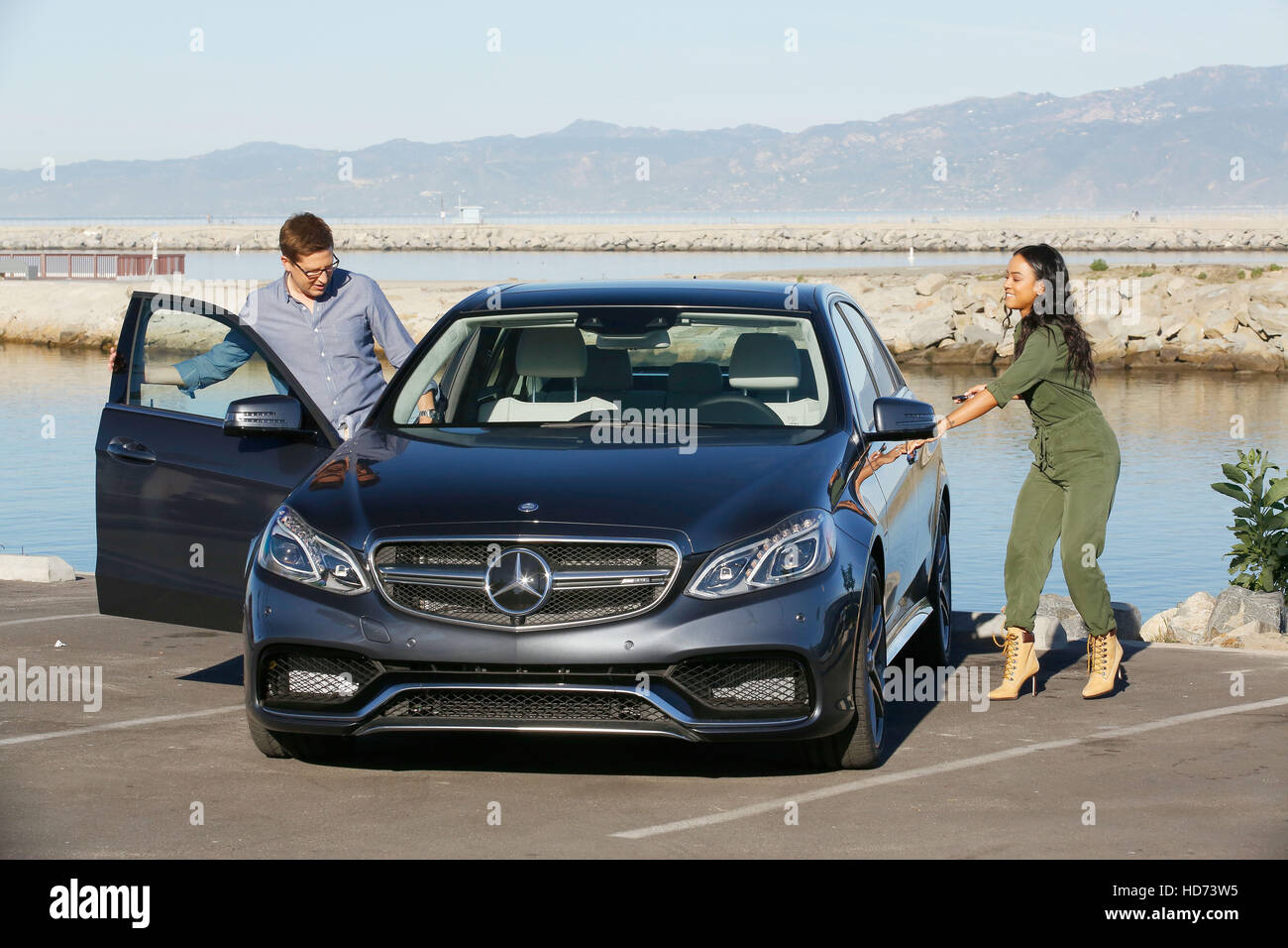 CAR MATCHMAKER WITH SPIKE FERESTEN, l-r: Spike Feresten, Karrueche Tran ...