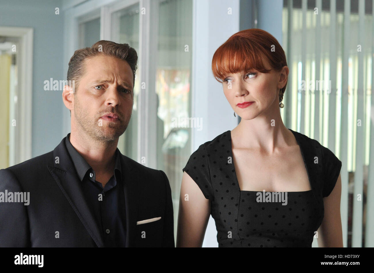 CALL ME FITZ, l-r: Jason Priestley, Amy Sloan in 'Fuck City Hall ...