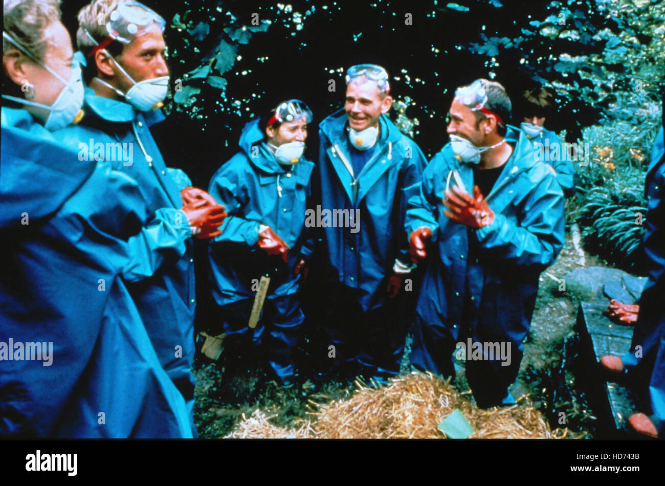 CASTAWAY, British cast members from BBC show, 2000 Stock Photo - Alamy