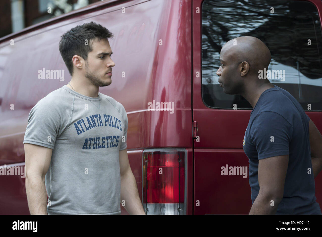 CONTAINMENT, l-r: Chris Wood, David Gyasi in 'Pilot' (Season 1, Episode ...