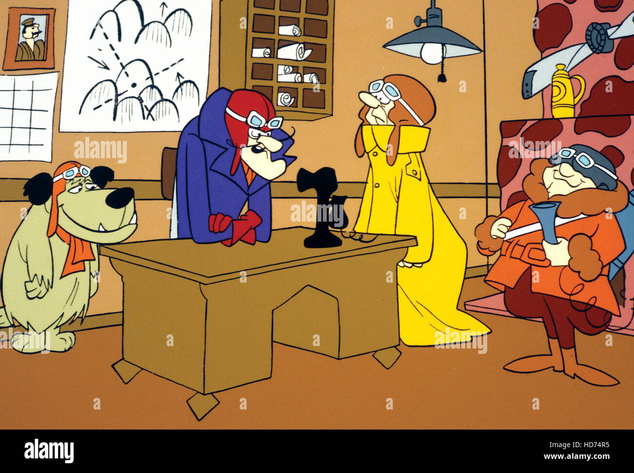 DASTARDLY & MUTTLEY IN THEIR FLYING MACHINES, Muttley (left), Dick ...