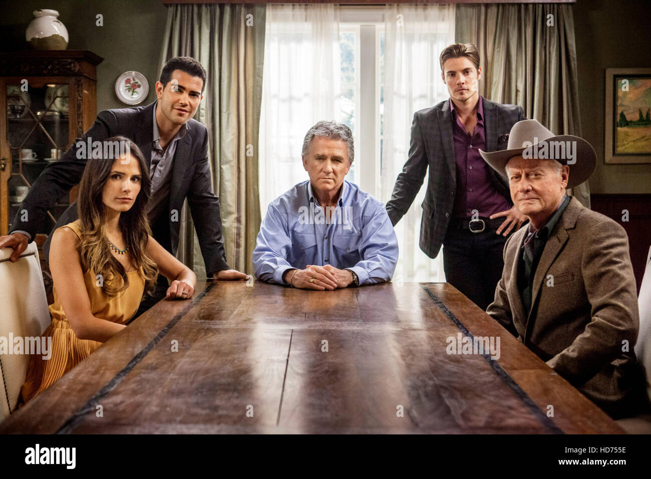 DALLAS, l-r: Jordana Brewster, Jessse Metcalfe, Patrick Duffy, Josh ...