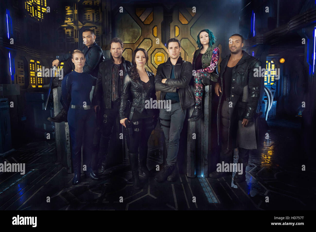 DARK MATTER, l-r: Alex Mallari Jr., Mark Bendavid, Roger Cross, Anthony ...