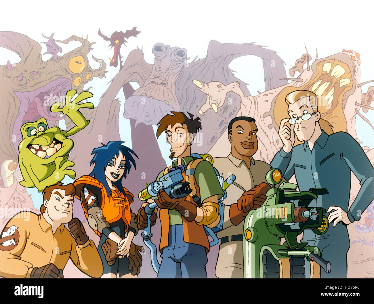 EXTREME GHOSTBUSTERS, Slimer, Garrett Miller, Kylie Griffin, Eduardo ...