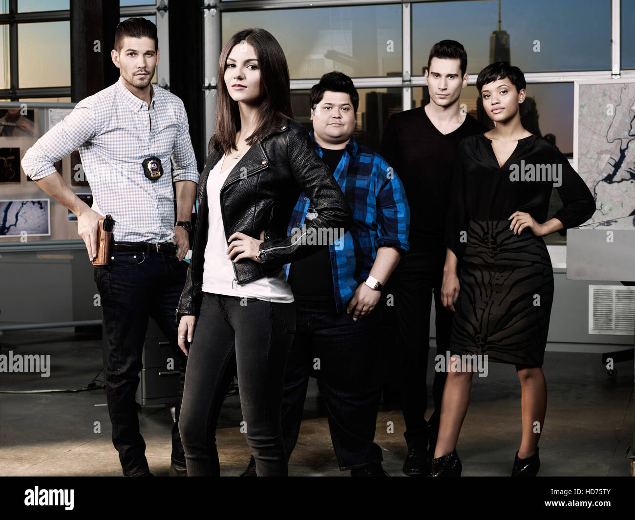 EYE CANDY, (from left): Casey Deidrick, Victoria Justice, Harvey ...
