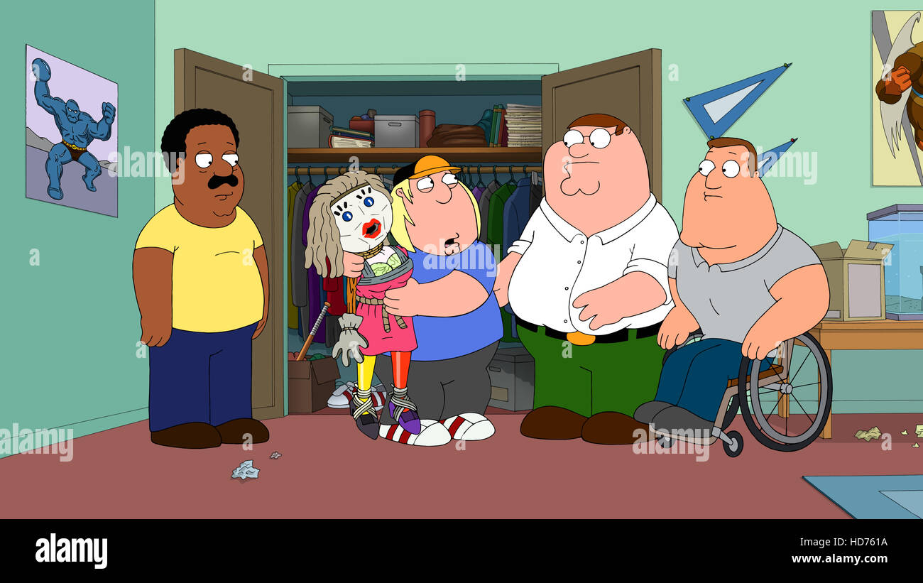 FAMILY GUY, (from left): Cleveland Brown, Chris Griffin, Peter Griffin ...