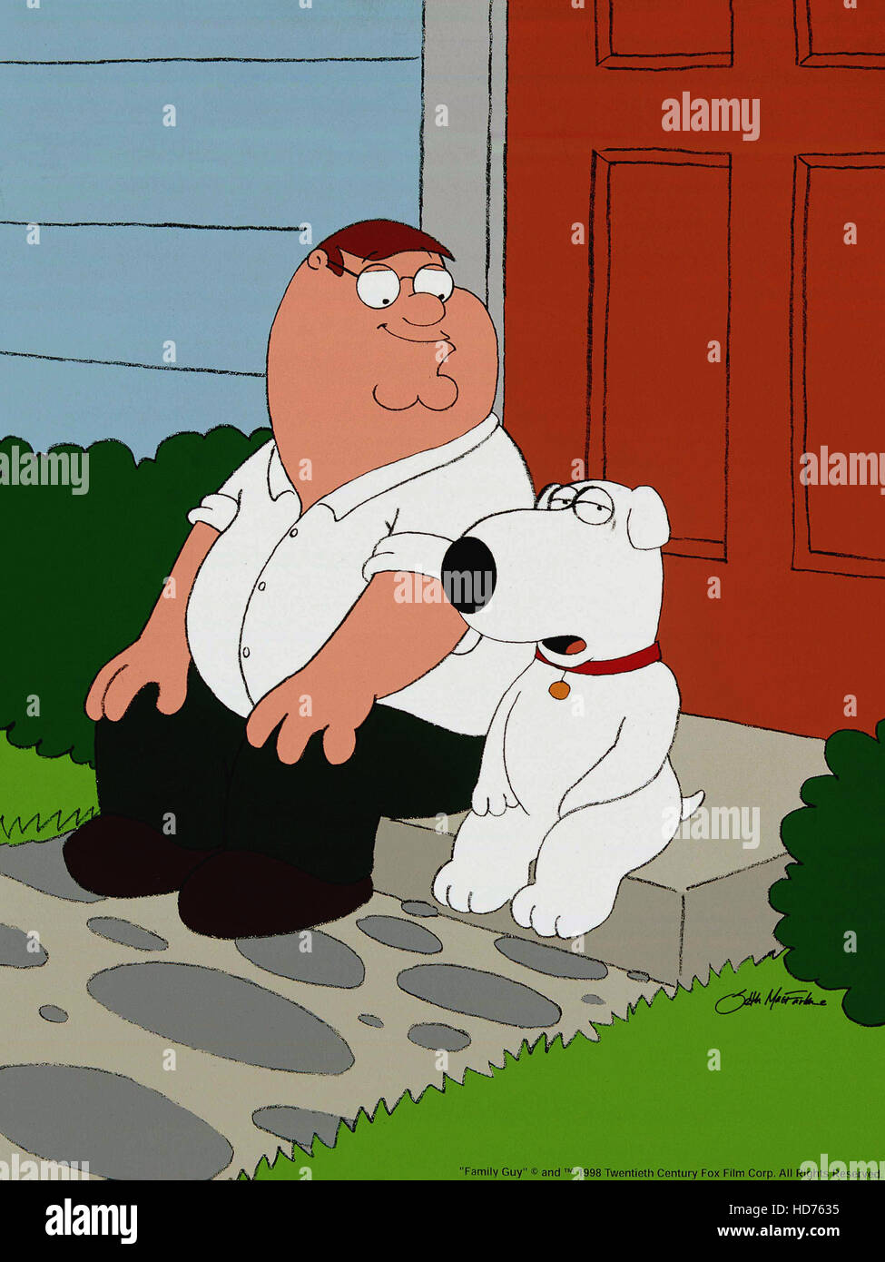FAMILY GUY, 1999-2002, Peter Griffin, Brian (dog), TM and Copyright ...