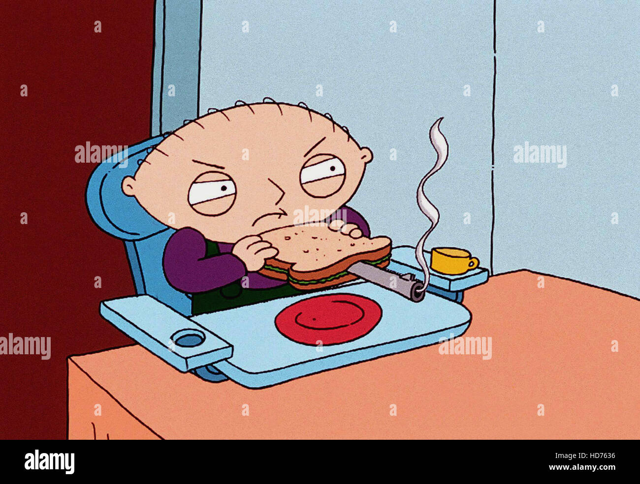Stewie Fuma La Pipa No Episódio Dos Griffin, "A Vida De Brian", O