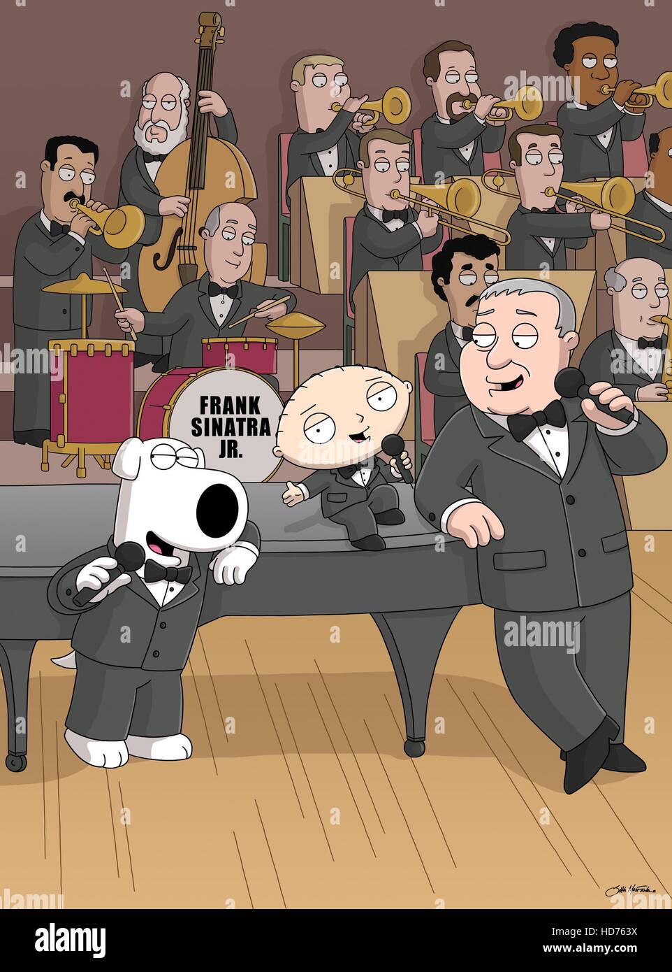FAMILY GUY, Brian the Dog, Stewie Griffin, Frank Sinatra Jr., 'Brian ...