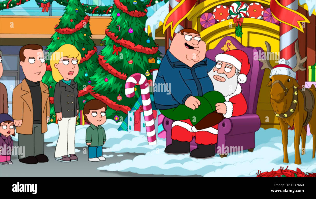 FAMILY GUY, Peter Griffin (2nd from right), Santa Claus (right), 'Road ...