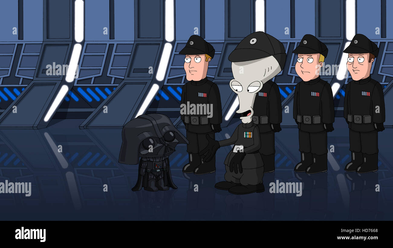 FAMILY GUY, Darth Vader/Stewie Griffin, (left), Imperial Moff Jerjerrod ...