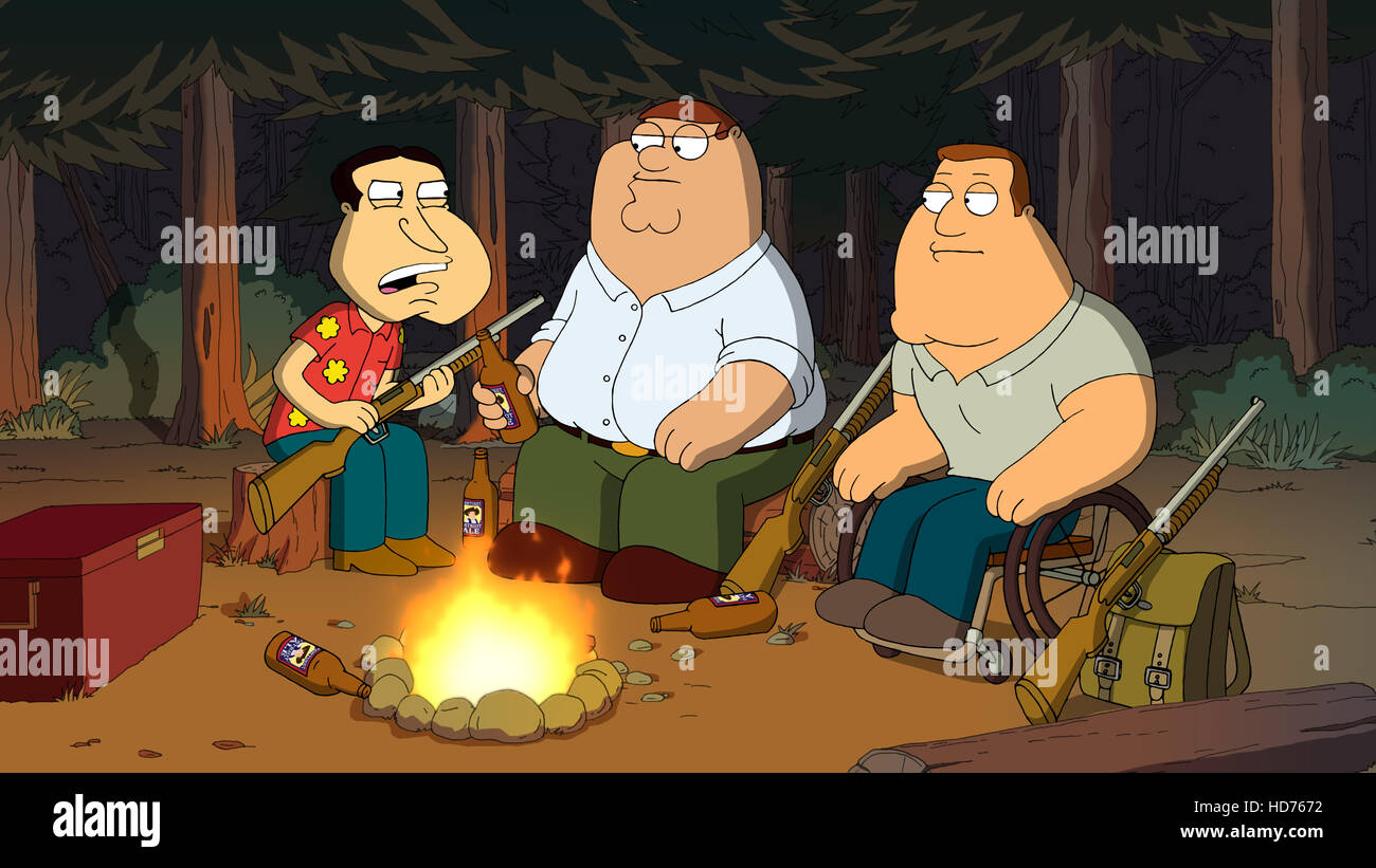FAMILY GUY, (from left): Glen Quagmire, Peter Griffin, Joe Swanson ...