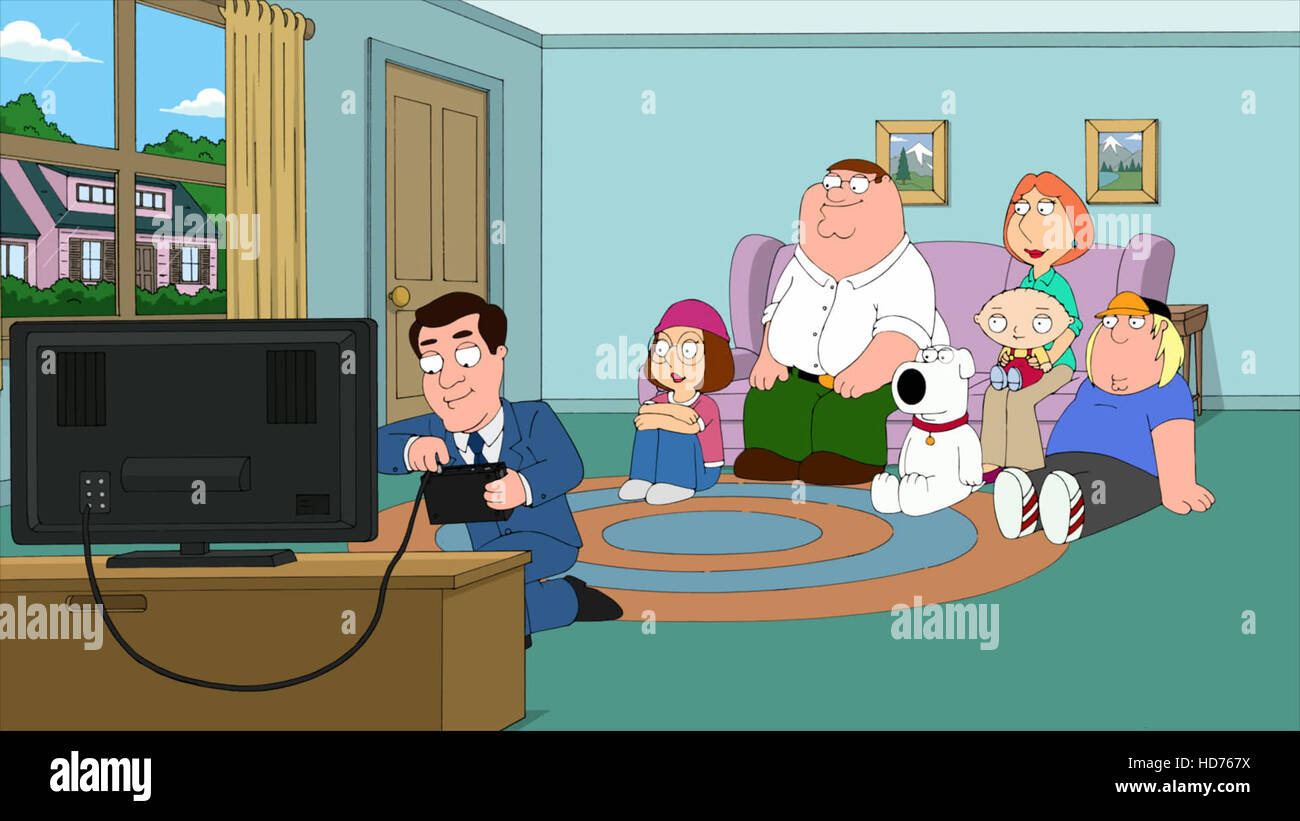 FAMILY GUY, (back, from left): Meg Griffin, Peter Griffin, Brian the ...