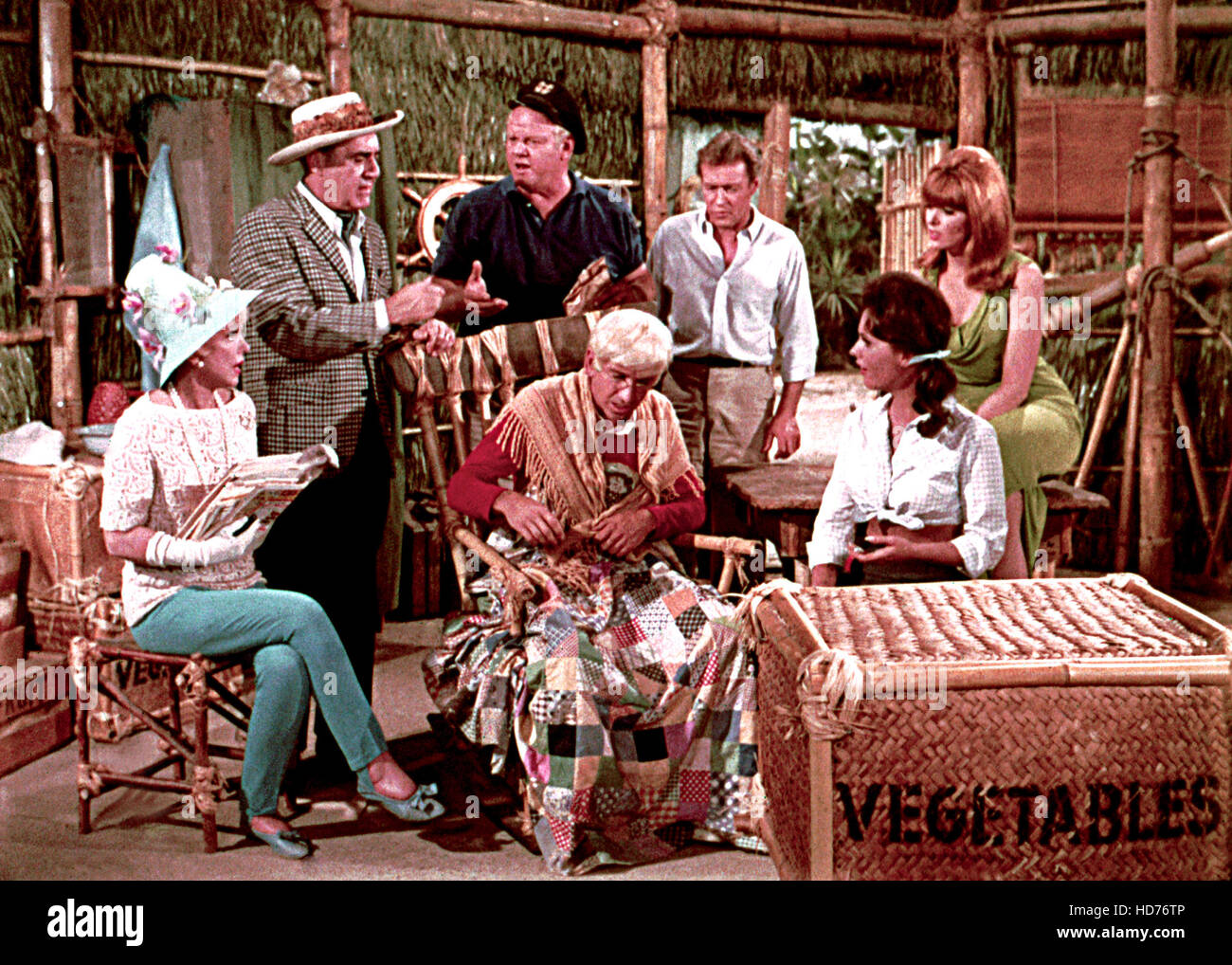 GILLIGAN'S ISLAND, Natalie Schafer, Jim Backus, Alan Hale, Bob Denver, Russell Johnson, Dawn ...