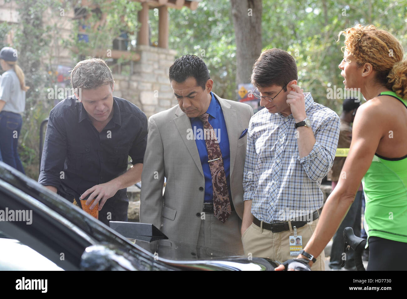 THE GLADES, l-r: Matt Passmore, Carlos Gomez, Jordan Wall, Michelle ...