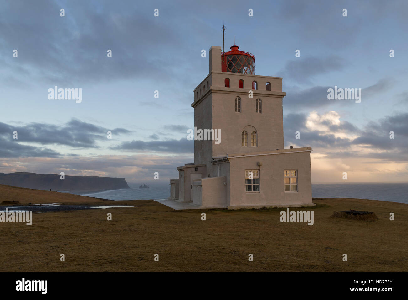 Vik Lighthouse, Iceland Stock Photo - Alamy