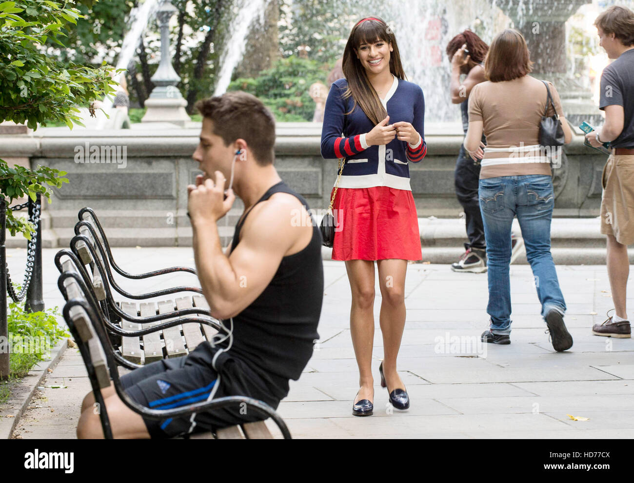 GLEE, (from left): Dean Geyer, Lea Michele, 'Britney 2.0', (Season 4 ...