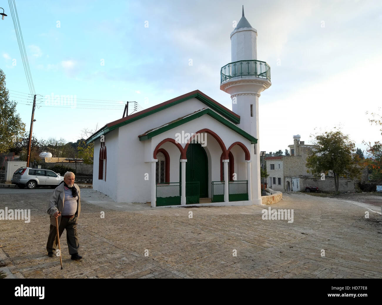 The mosque in the centre of Choulou village, pafos region Republic of ...