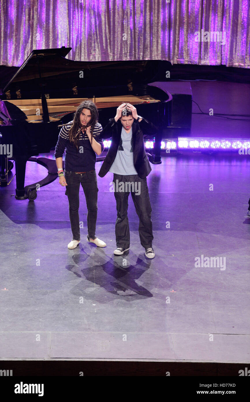 THE GLEE PROJECT, contestants Samuel Larsen, Damian McGinty Jr., 'Glee ...