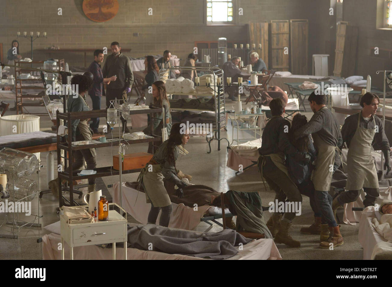 HELIX, rear standing l-r: Matt Long, Billy Campbell in 'M. Domestica ...