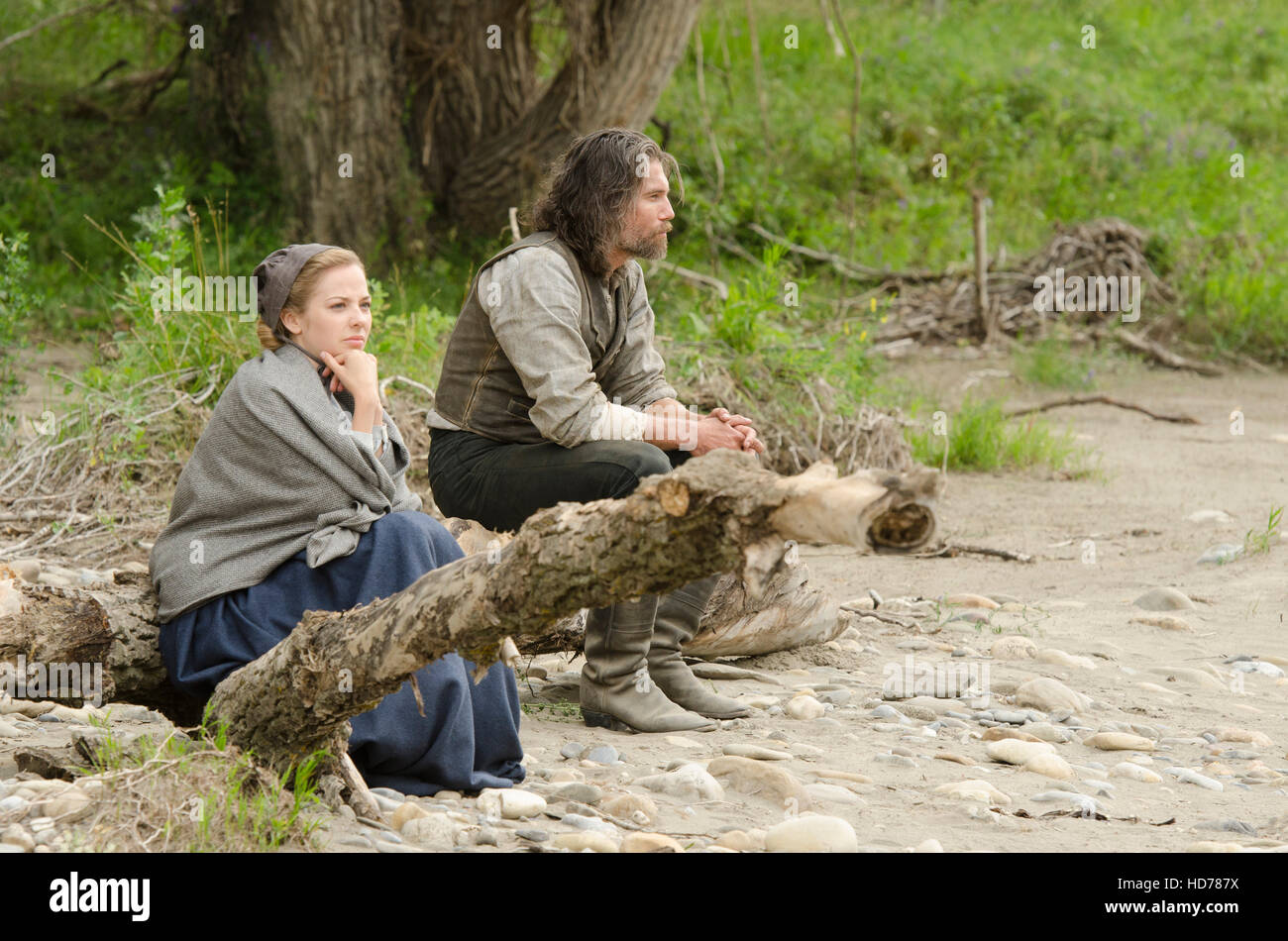 HELL ON WHEELS, (from left): Mackenzie Porter, Anson Mount, 'Under ...